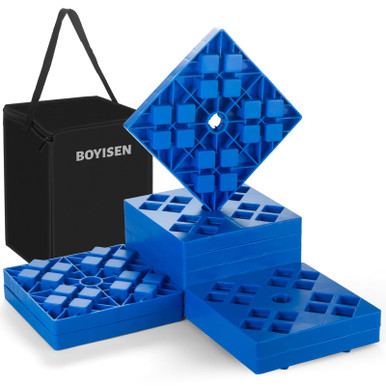 BOYISEN RV Leveling Blocks 10 Pack, Heavy Duty Camper Leveling Blocks ...