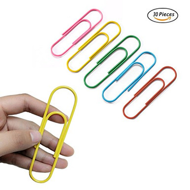 4 Inches Paper Clips,Jumbo Metal Paper Clips,Paper Needle Multicolor ...