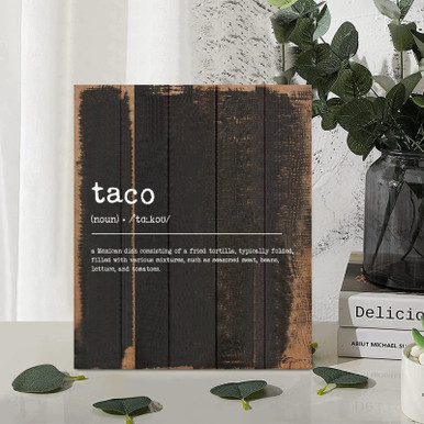 Vintage Rustic Chic Style 10x12in Wood Pallet the Noun Funny Definition ...