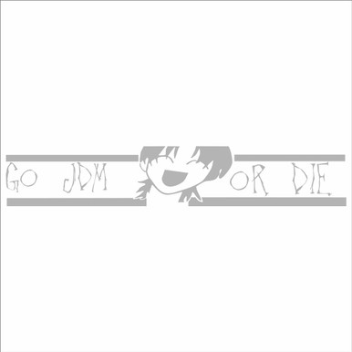 JINTORA Sticker - Decal - JDM - Die Cut - JDM go or die Japan - 210x43 ...