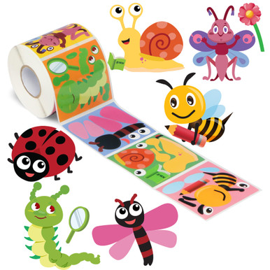 Jouierty 300 Sheets Make Your Own Insect Stickers Scene Roll, Make a ...