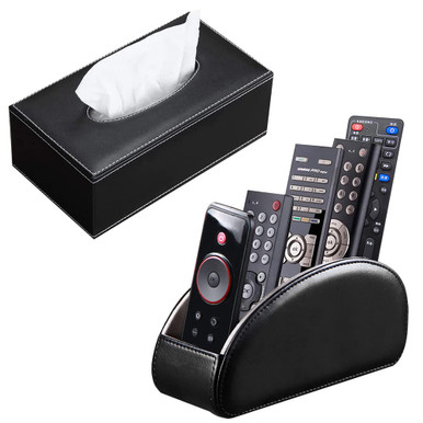Remote Control Holder, TV Remotes Caddy Organizer for Table and Tissue ...