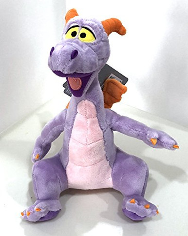 Disney Parks Figment Epcot Purple Dragon 9 inch Smooth Plush Doll ...