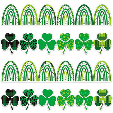 69 Feet St. Patrick's Day Bulletin Board Border Sticker, St Patricks ...