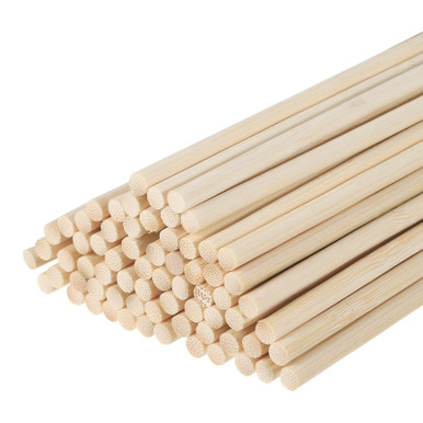 MECCANIXITY Wooden Dowel Rods,50cm/20 Round Dowel Rod Wood Sticks,5mm/0 ...
