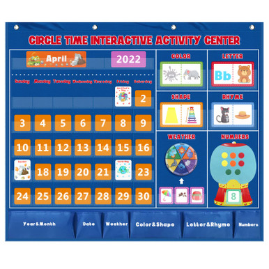 KINGTLE Circle Time Interactive Activity Center Classroom Educational ...