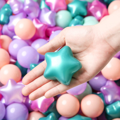 TRENDPLAY Star Balls for Ball Pits Plastic Balls for Baby Ball Pit, for ...