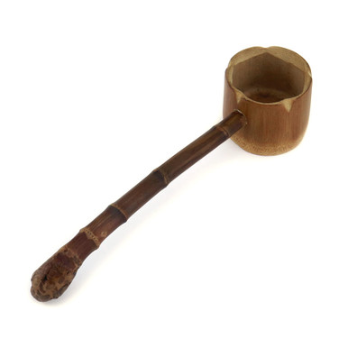 Meprotal Bamboo Water Ladle Chinese Style Long Handle Ladle Spoon ...