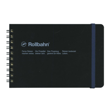 Delfonics Rollbahn Spiral Horizontal Notebooks: 7 in. x 4 in. (Black ...