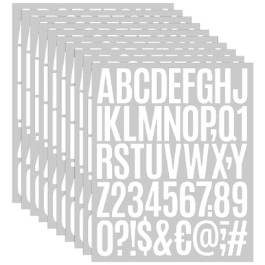 10 Sheets Large Letter Stickers, 500 Pcs 2 Inch Alphabet Stickers, Self ...