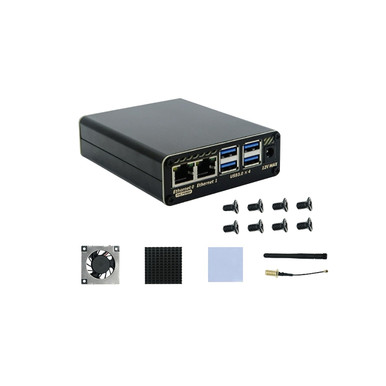 WayPonDEV Black Aluminum Metal Case for LicheePi 4A Open Source Single Board Computer, Metal ...