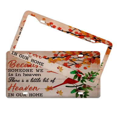 Car License Plate Frame Memorial Gift Because Someone We Love is in ...