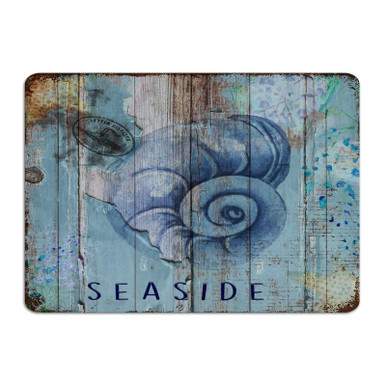 Custom Metal Signs Nautical Beach Ocean Theme Underwater Sea Snail Wall ...