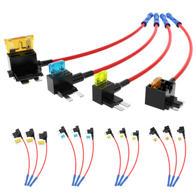 Low Profile Mini Micro2 Fuse Taps Automotive Car Add a Circuit Fuse Kit ...