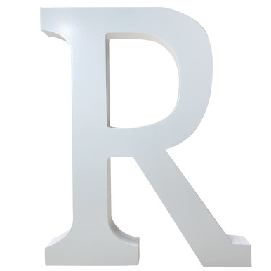 Wooden Letters R,8 Inch Big Wooden Alphabet Letters Unfinished Large ...