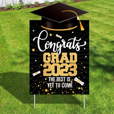 KatchOn, Graduation Yard Sign 2023 with Stakes -15 Inch | Congrats Grad ...