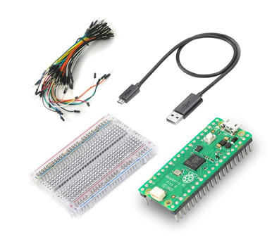 Raspberry Pi Pico Kit Raspberry Pi Pico H with Breadboard, USB Cable ...