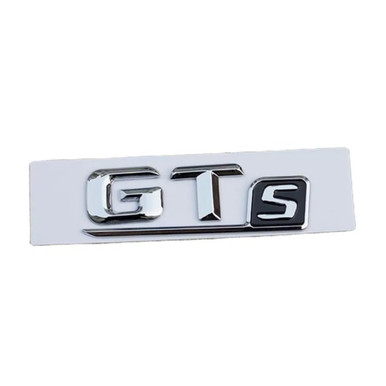 3D Chrome GTs Letters Car Trunk Badge Emblem Decal Sticker for AMG GT ...
