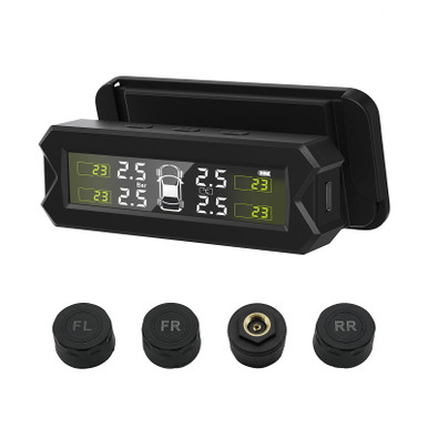 WAWAKU Solar TPMS, Tire Pressure Monitoring System, Screen Angle ...