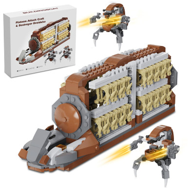 Battle Army Clone Platoon Attack Craft Building Kit 32-Piece, Battle ...