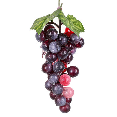 1 String 36 Grapes, Artificial Grapes Mini Frosted Grape Clusters ...