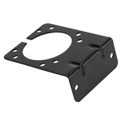 Black Metal Mounting Bracket Holder Caravan Towing Trailer Connector ...