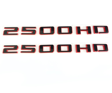 2021 OEM 2500HD Emblems 3D Letters Badges Replacement for Silverado ...