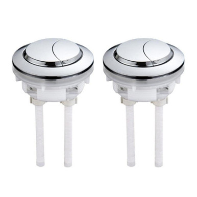 2pcs Round Toilet Push Button Double Push Flushing Button Adjustable ...