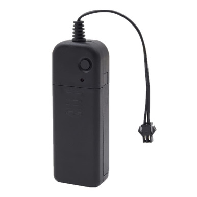 EL Wire Battery Case Replacment, 2-Pin Power Controller Battery Box for ...