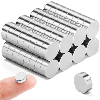 Junarter 60 Pack Small Magnets Mini Fridge Magnets, 8x3mm Magnets for ...