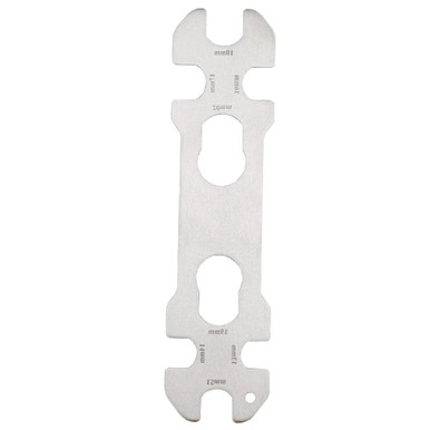 8 In 1 Porous Hexagon Wrench Metal Steel Multifunction Wrench Flat ...