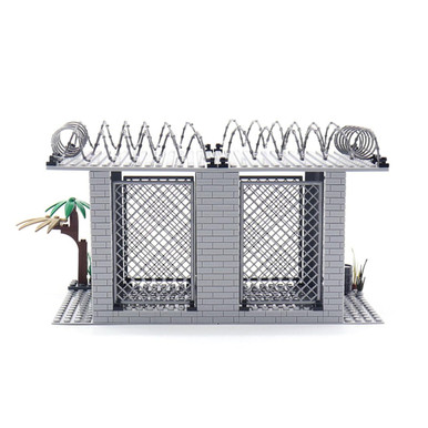 LDesign Military Base Prison Cell Building Set WW2 Building Blocks Set ...