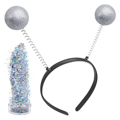 Halloween Alien Headband Martian Headband - Martian Antenna Ball with ...