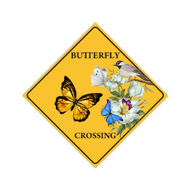 Butterfly Lover Butterfly Lady Cute Garden Warning Signs Butterfly ...