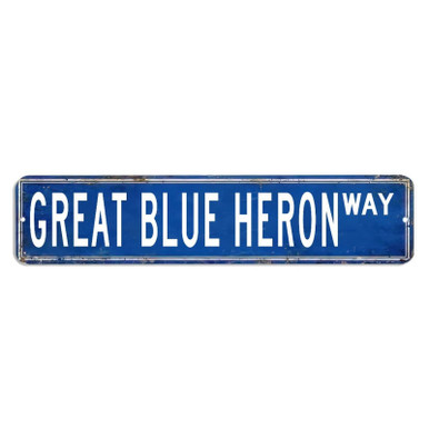 Great Blue Heron Signs Great Blue Heron Metal Signs Street Signs ...