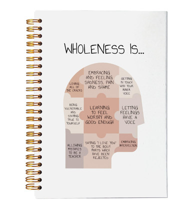 VNWEK Being Whole Healing Mental Health Wholeness is Spiral Notebook ...