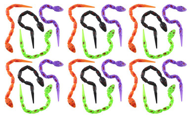 Curious Minds Busy Bags Bulk Mini Magic Jointed Moving Snakes - Classic ...