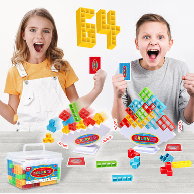iYuePeng Drop Tetra Tower Game - Fun Stacking Building Blocks for Kids ...