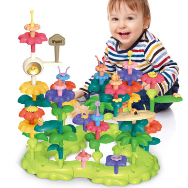 kramow 93 PCS Flower Garden Building Toys,Build Flower Garden Toy ...
