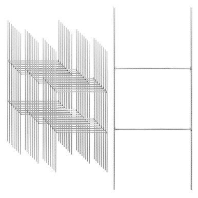 Foxtell 25 Pack H Frame Wire Stakes, 16.5" x 7" Heavy Duty 9 Gauge Yard ...