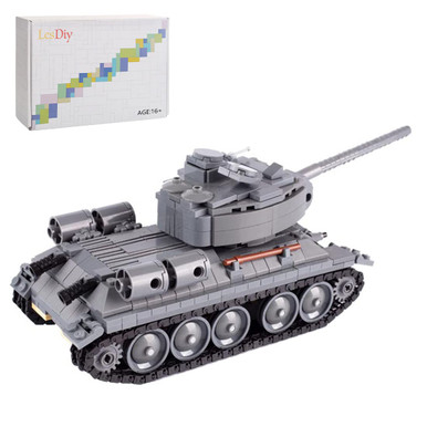 Topoo Tank Building Kit WW2 Military War Battle Tank Model Building ...