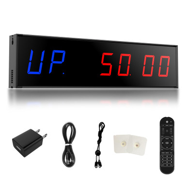 Gym Timer, Interval Timer with Large LED Screen, Countdown Timer ...