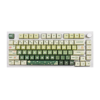 Light Green Keycaps DyeSub PBT XDA Keycap for 61/64/68/87/96/104/108 ...