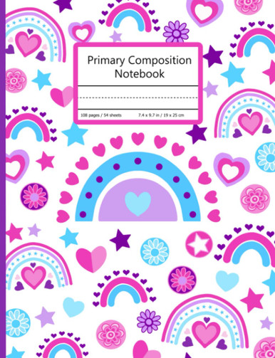 Primary Composition Notebook: Primary Journal For Grades K-2 With ...