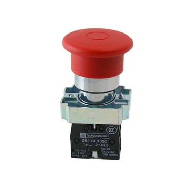 XB2BT42C Red Sign 40mm Mushroom Head Emergency Stop Push Pull NC ...