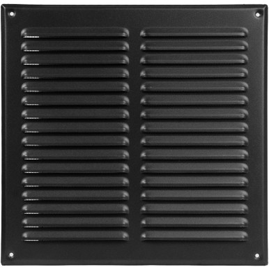 HVAC OV 10" x 10" Inch Black Stainless Steel Square Vent Cover - HVAC ...