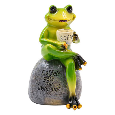 NUZAMAS Frog Statue Ornament, Frog Figurine Innovative Frogs Garden ...