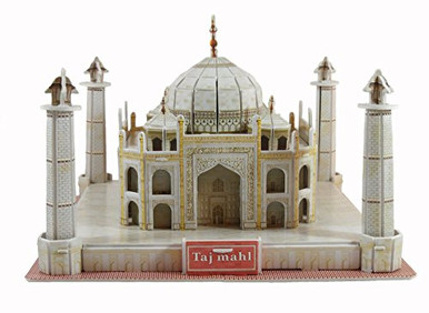 Creative 3D Puzzle Paper Model Taj Mahal DIY Fun & Educational Toys ...