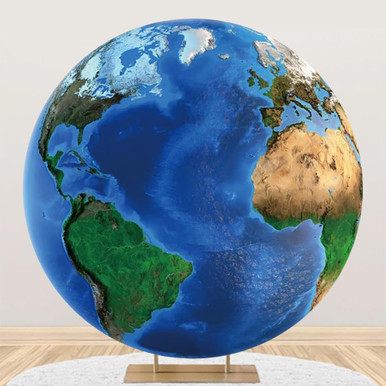 Baocicco Blue Earth Seen Round Backdrop Space View Earth Photography ...