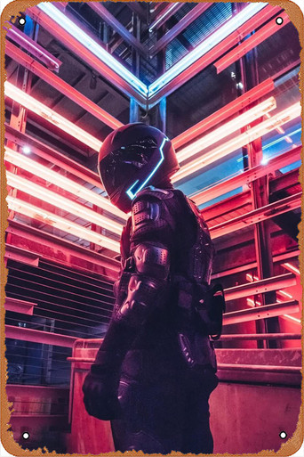 Daft Punk Poster Band Poster (19) Metal Sign Retro Wall Decor for Home ...